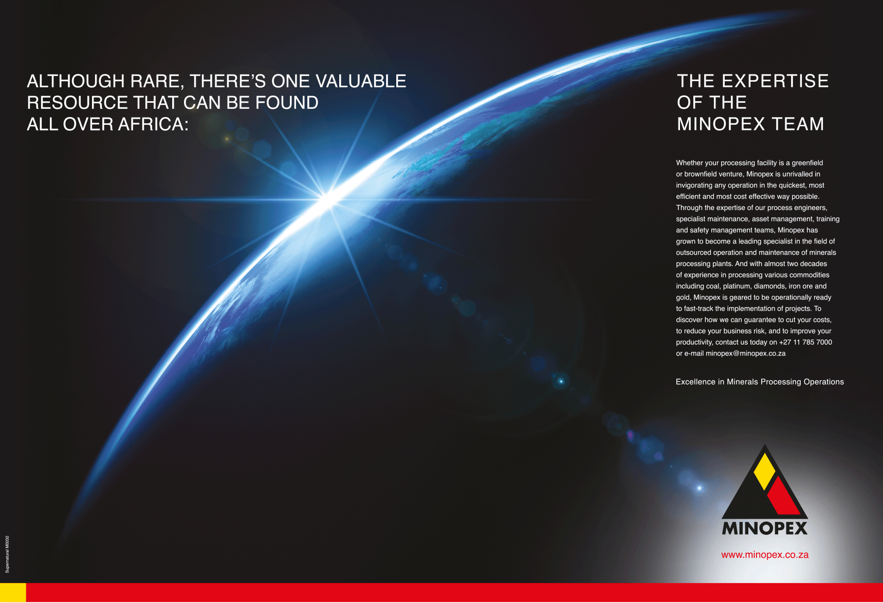 EXCELLENCE IN MINERALS PROCESSING OPERATIONS - JSE MAGAZINE